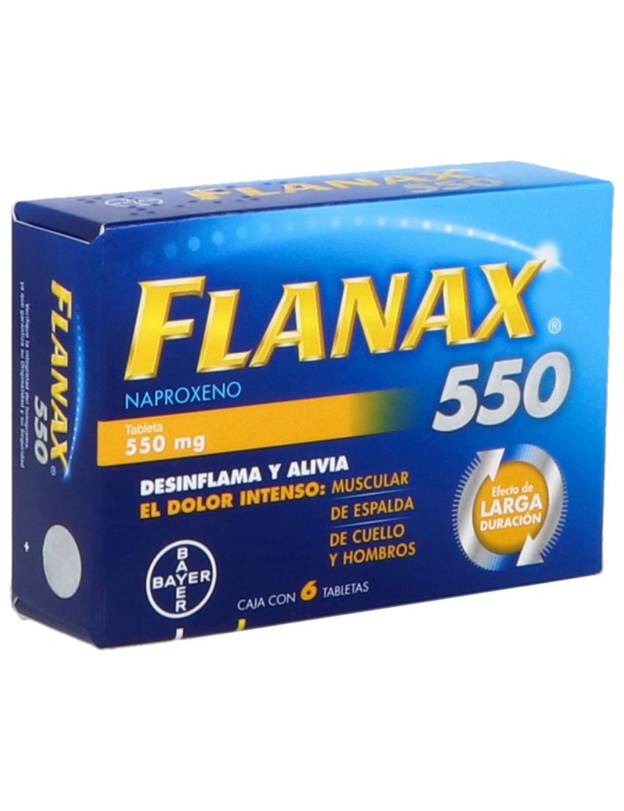 Flanax 550 Mg Con 6 Tabletas – Farmacia Herrera