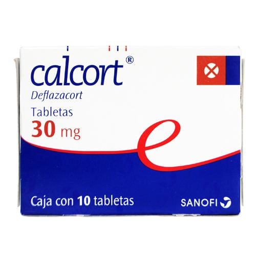 Calcort 30 Mg Con 10 Tabletas – Farmacia Herrera