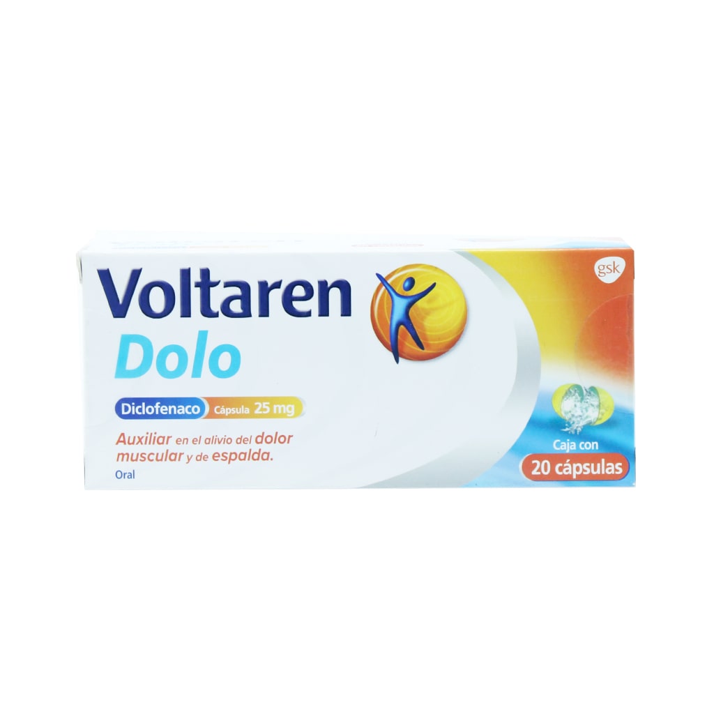 Voltaren Dolocon 20 Capsulas – Farmacia Herrera