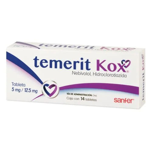 Temerit Kox 5 / 12.5 Mg Con 14 Tabletas – Farmacia Herrera
