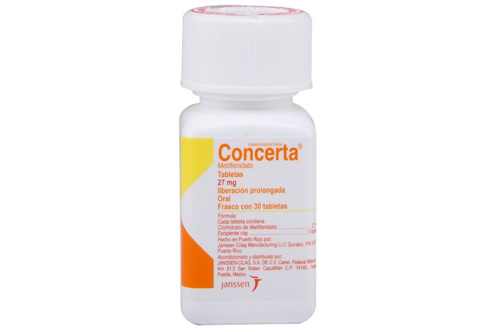 Concerta 27 Mg Con 30 Tabletas – Farmacia Herrera