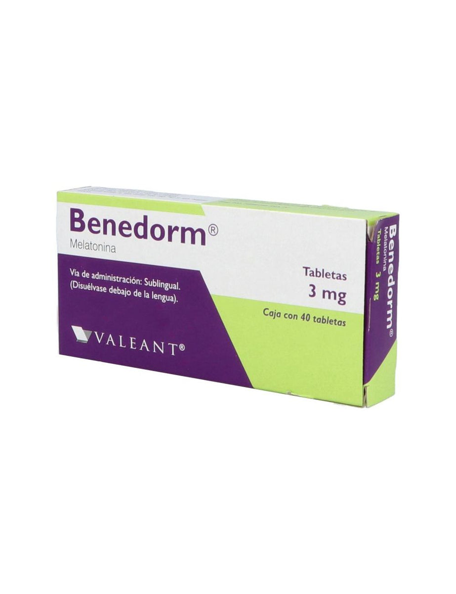 Benedorm 3 Mg Con 40 Tabletas – Farmacia Herrera