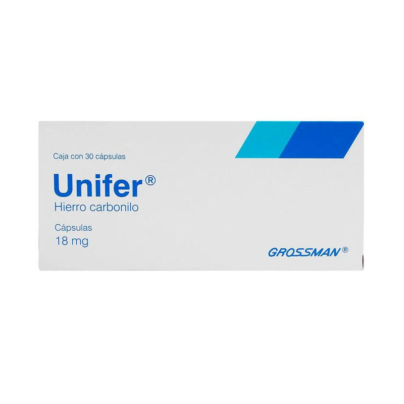 Unifer 18 Mg Con 30 Capsulas – Farmacia Herrera