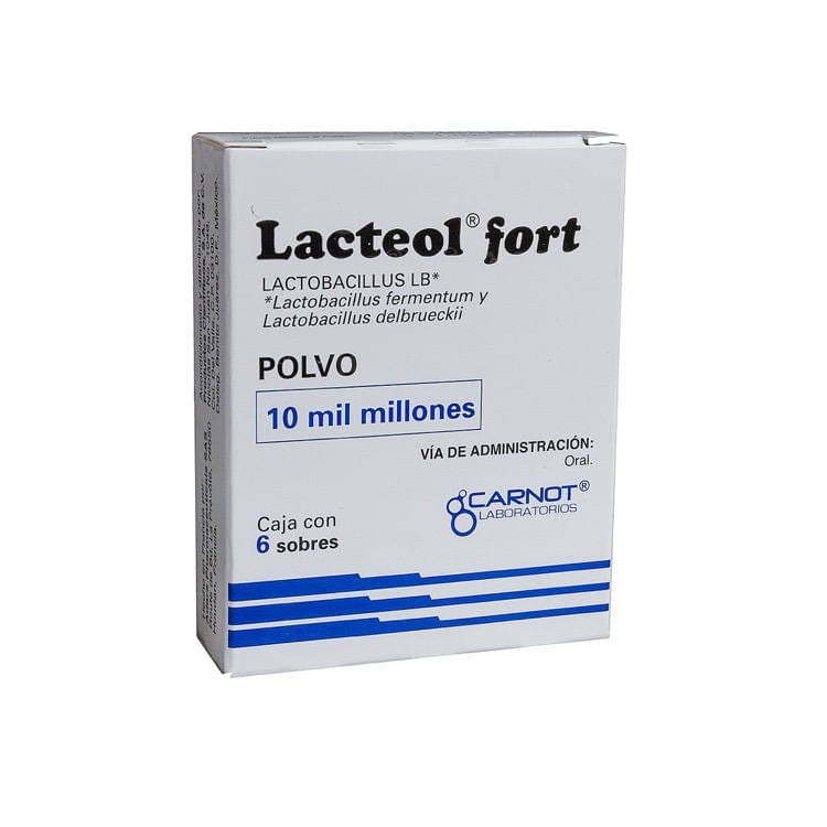 Lacteol Fort Con 6 Sobres 10Mil Millones – Farmacia Herrera