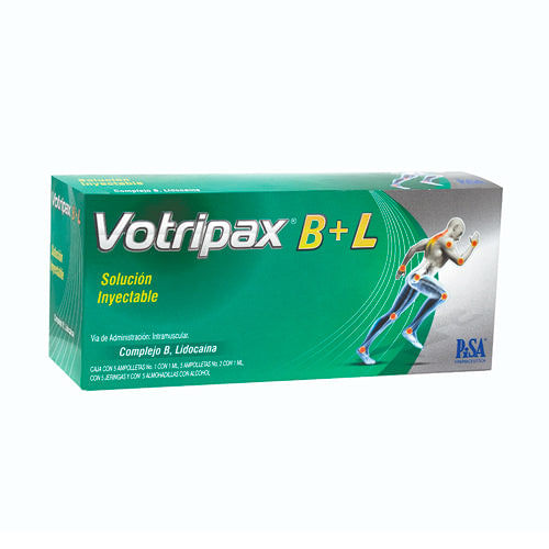 Votripax B / L Solución Inyectable Con 5Amp 1 Ml – Farmacia Herrera