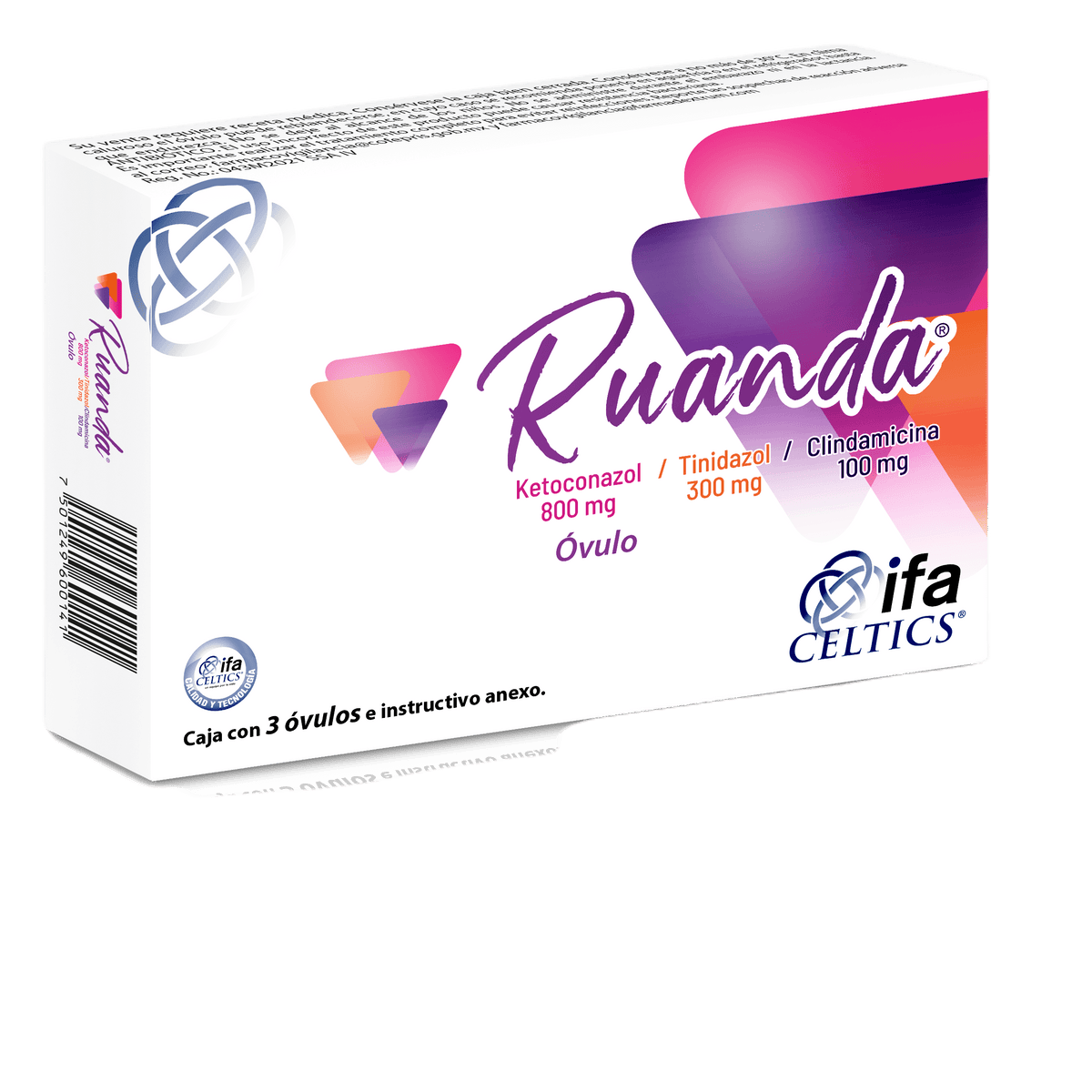 Ruanda 800 / 300 / 100 Mg 3 Ov – Farmacia Herrera