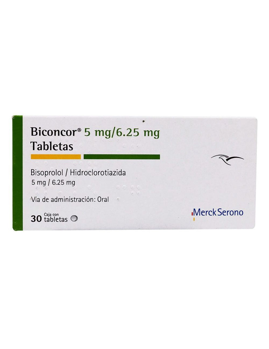Biconcor 5.0 / 6.25 Mg Con 30 Grageas – Farmacia Herrera