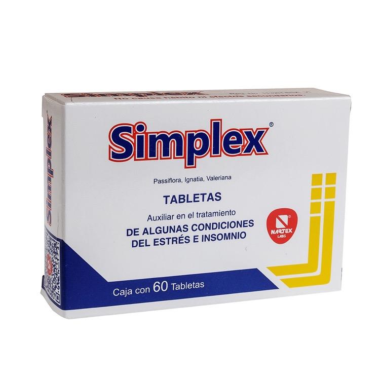 Simplex Con 60 Tabletas Nartex – Farmacia Herrera