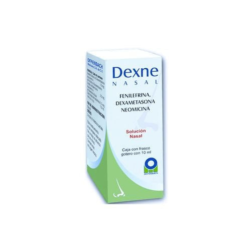 Dexametasona Neomicina Dexne Solución Nasal 1 / 3.5 / 2.5 Mg Frasco 10 ...