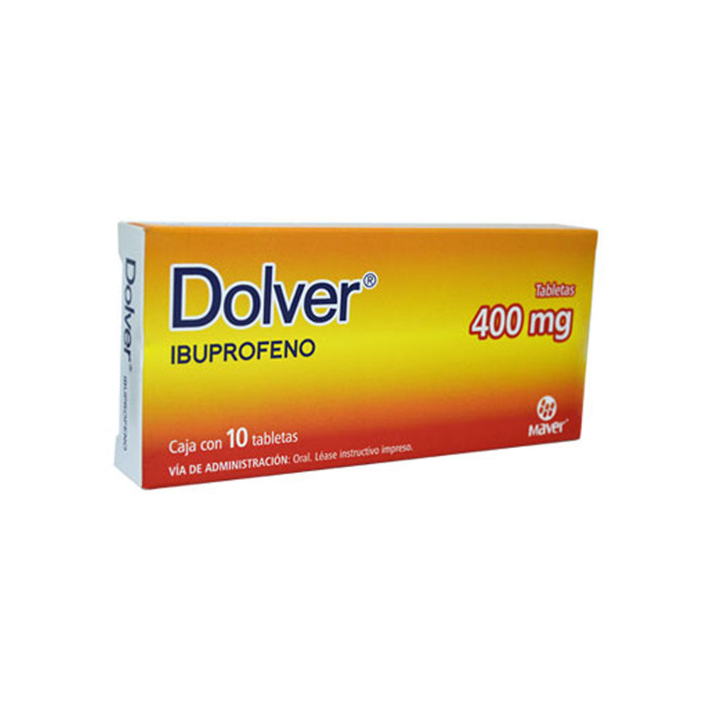 Ibuprofeno Dolver 400 Mg Con 10 Tabletas – Farmacia Herrera