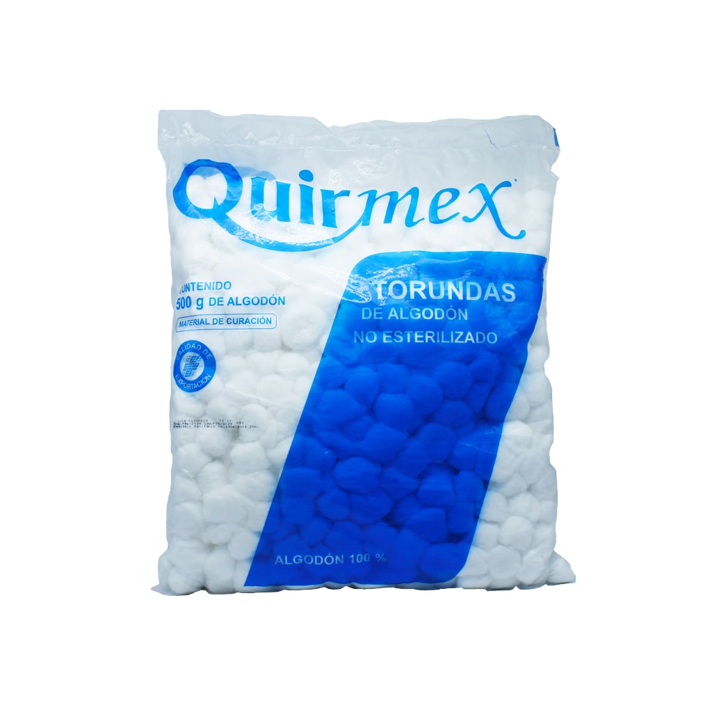 Torundas Algodon 500 Gr Quirmex – Farmacia Herrera