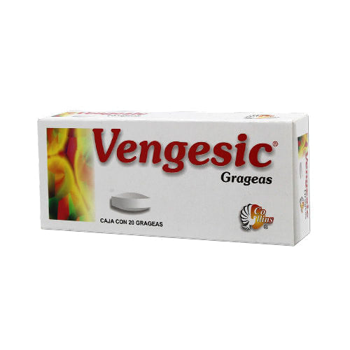 Fenilbutazona Dexametasona Vengesic 100 / 0.5 / 200 / 200 Mg Con 20 Gr ...