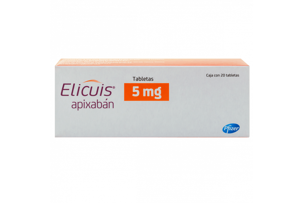 Elicuis 5 Mg Con 20 Tabletas Apixaban – Farmacia Herrera