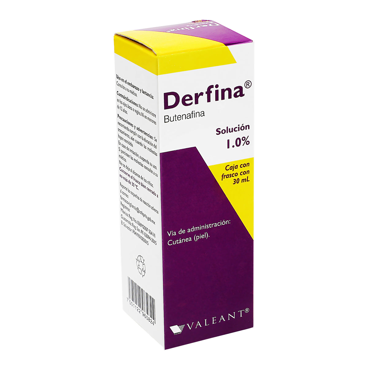Derfina 1% Solución 30 Ml – Farmacia Herrera