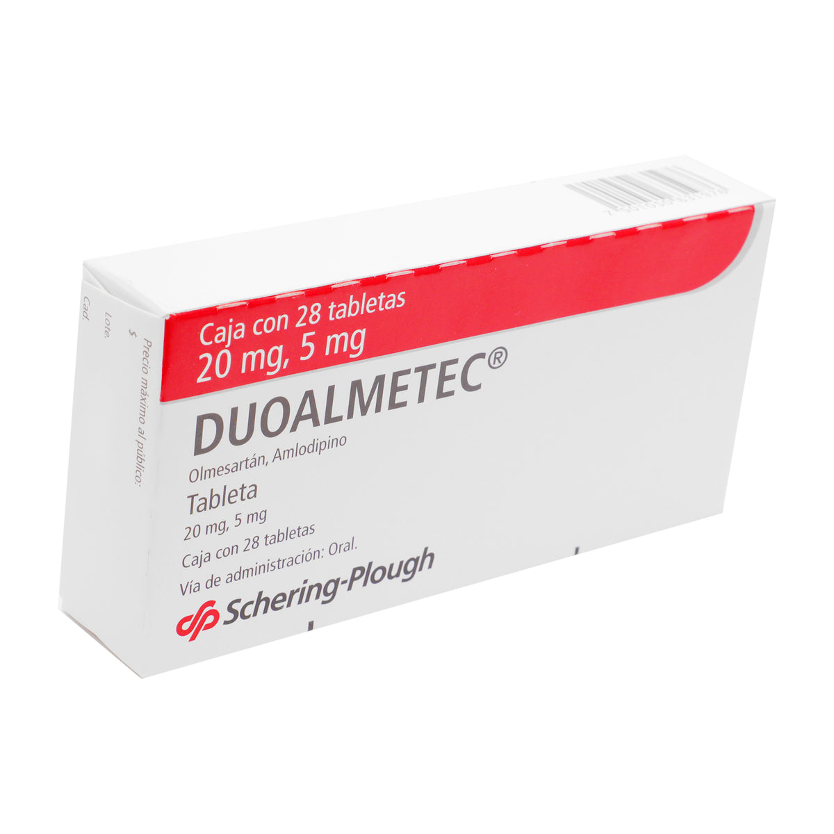 Duoalmetec 20 Mg / 5 Mg Con 28 Tabletas – Farmacia Herrera