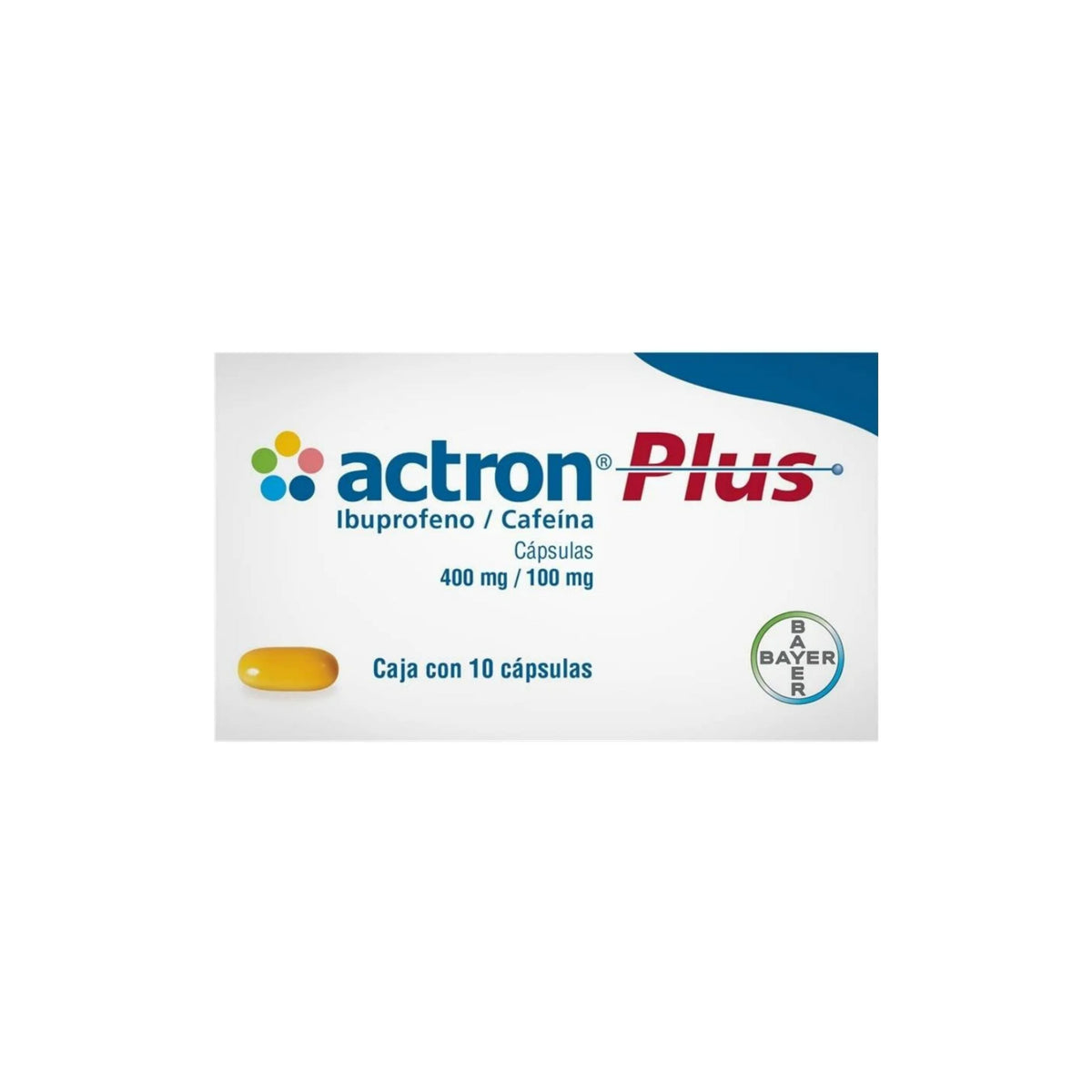 Actron Plus 400 / 100 Mg Con 10 Capsulas – Farmacia Herrera