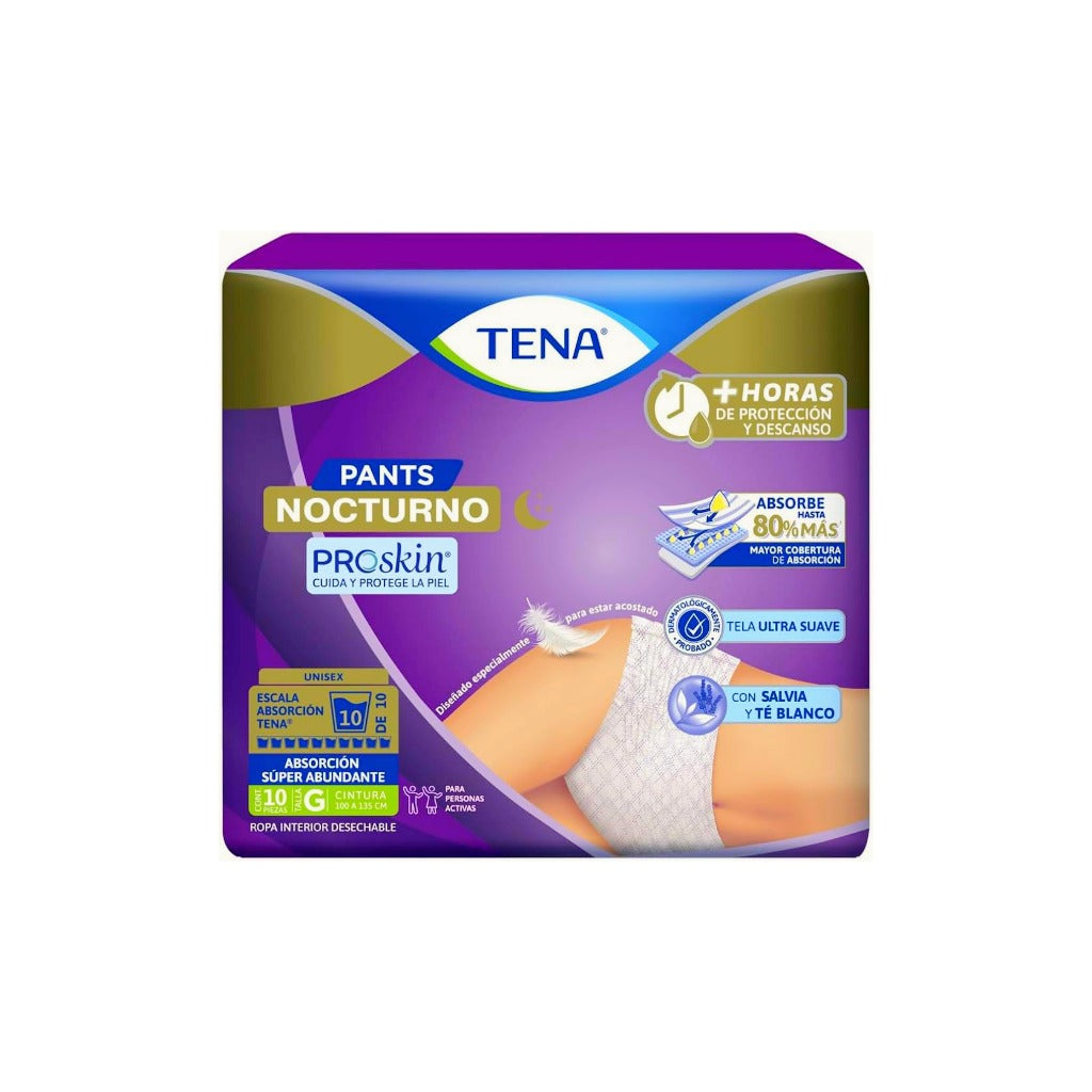Calzon Tena Pants Nocturno Grande 10 Piezas – Farmacia Herrera