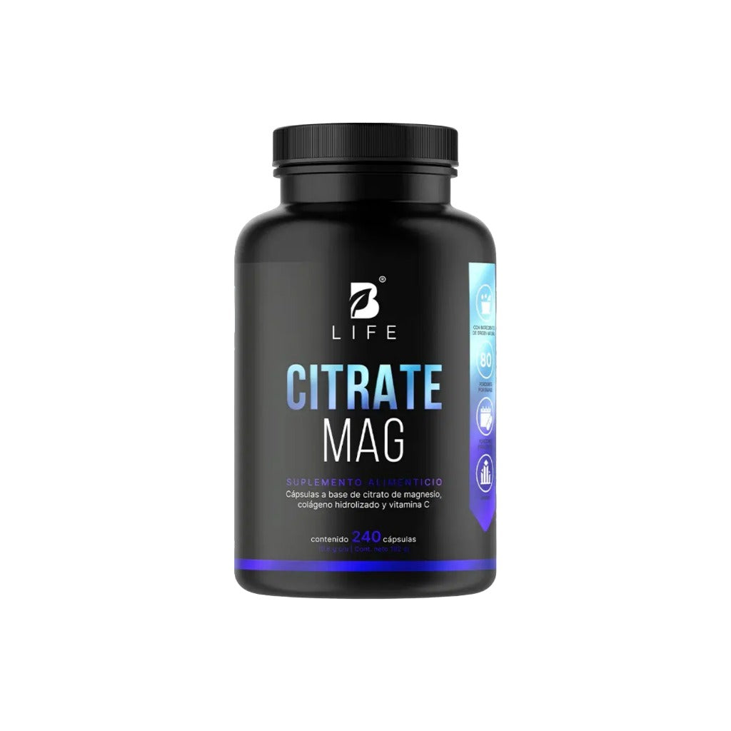 Citrate Mag 800 Mg Con 240 Capsulas Blife (Citrato De Magnesio ...