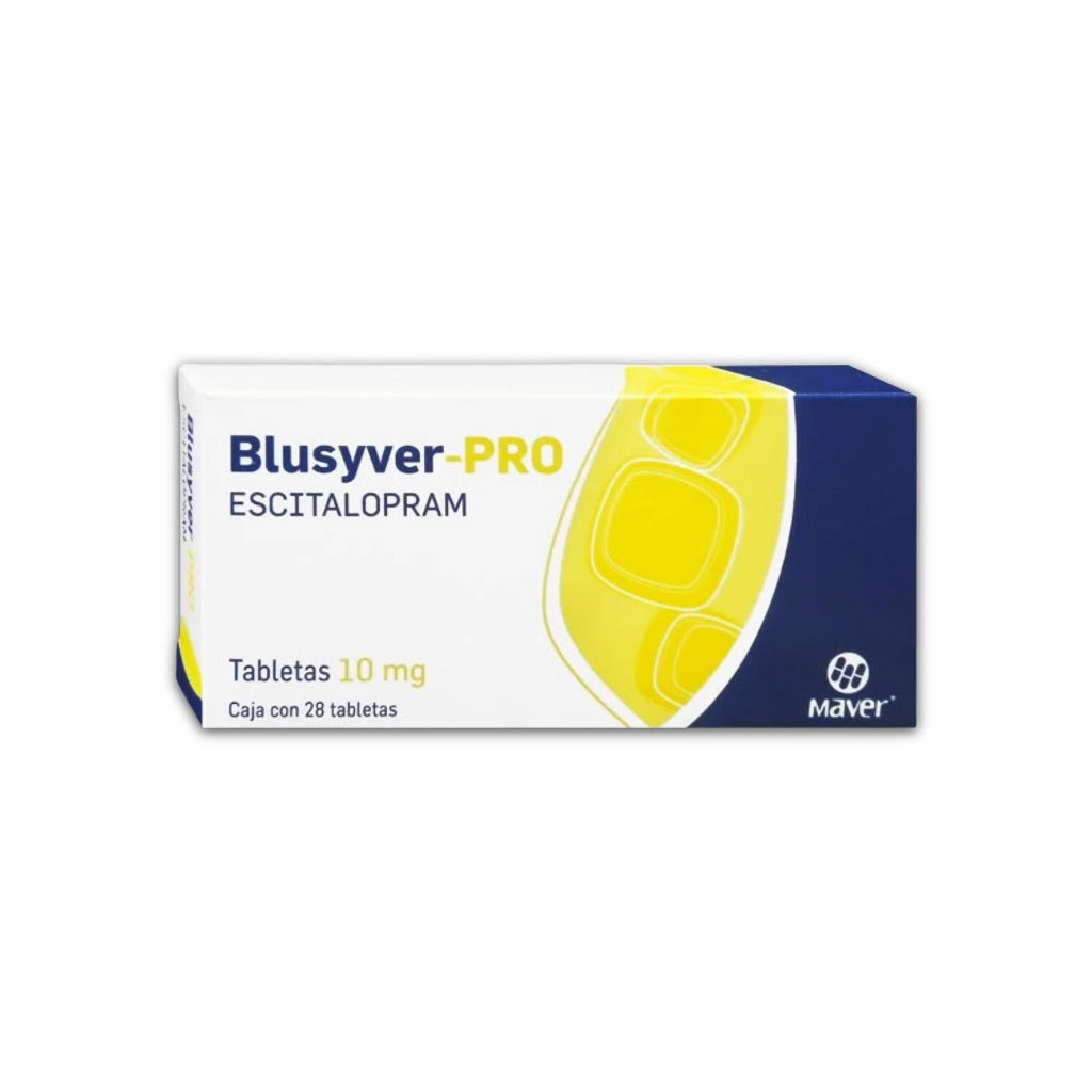 Escitalopram Blusyver Pro 10 Mg Con 28 Tabletas – Farmacia Herrera