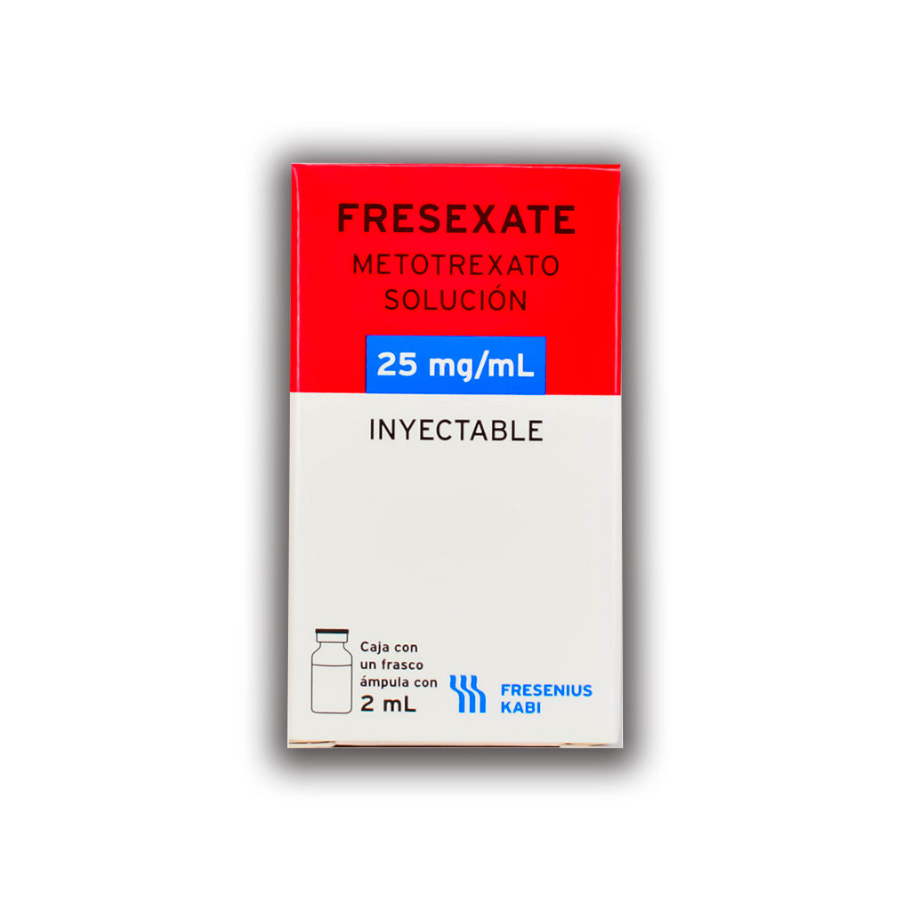 Fresexate Solución Inyectable 25 Mg / Ml Frasco 2 Ml Metotrexato ...