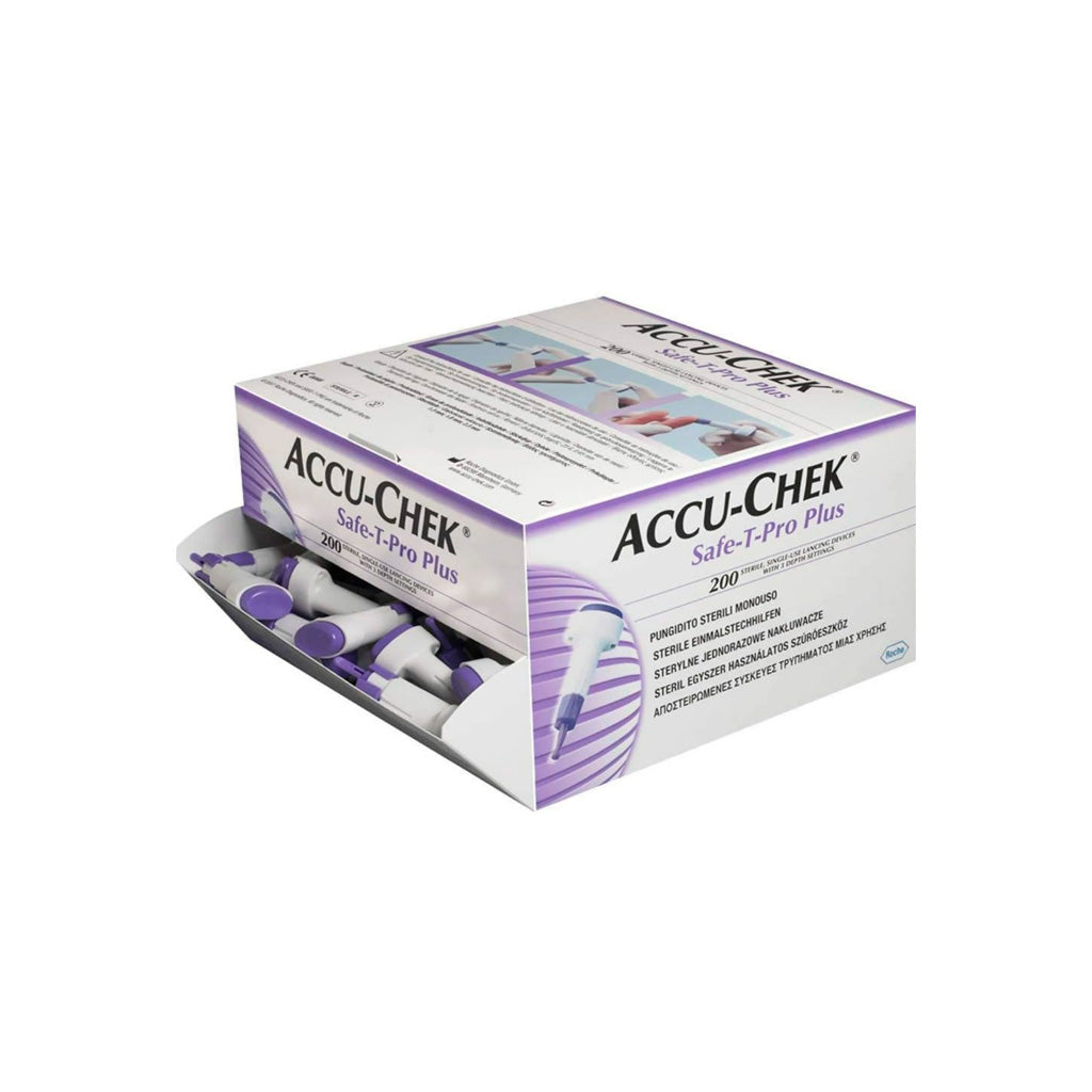 Lancetas C/200 Accu-Chek Safe-T-Pro Plus – Farmacia Herrera
