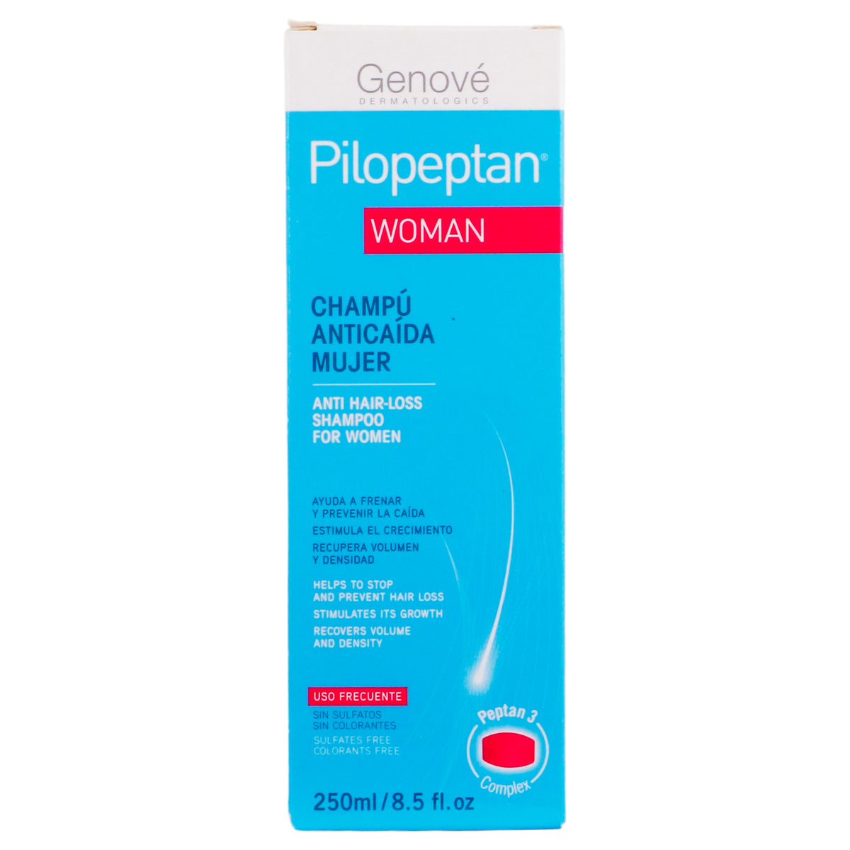 Pilopeptan Woman Shampoo 250 Ml Genove – Farmacia Herrera