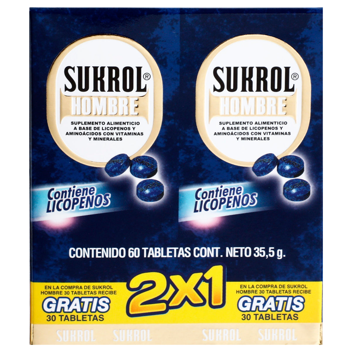 Sukrol Hombre Sup Alim T 30 2X1 – Farmacia Herrera