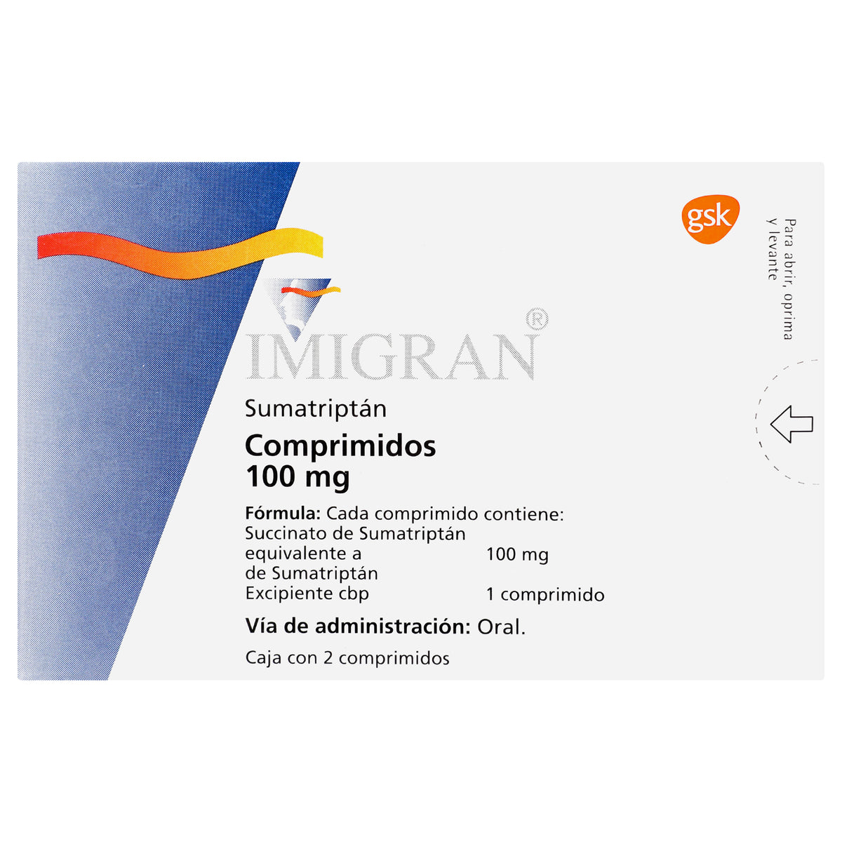 Imigran 100 Mg Con 2 Tabletas – Farmacia Herrera