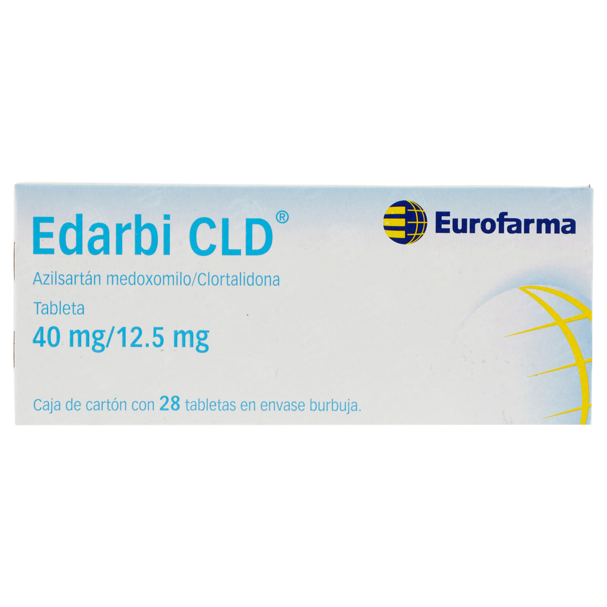 Edarbi Cld 40 / 12.5 Mg Con 28 Tabletas – Farmacia Herrera