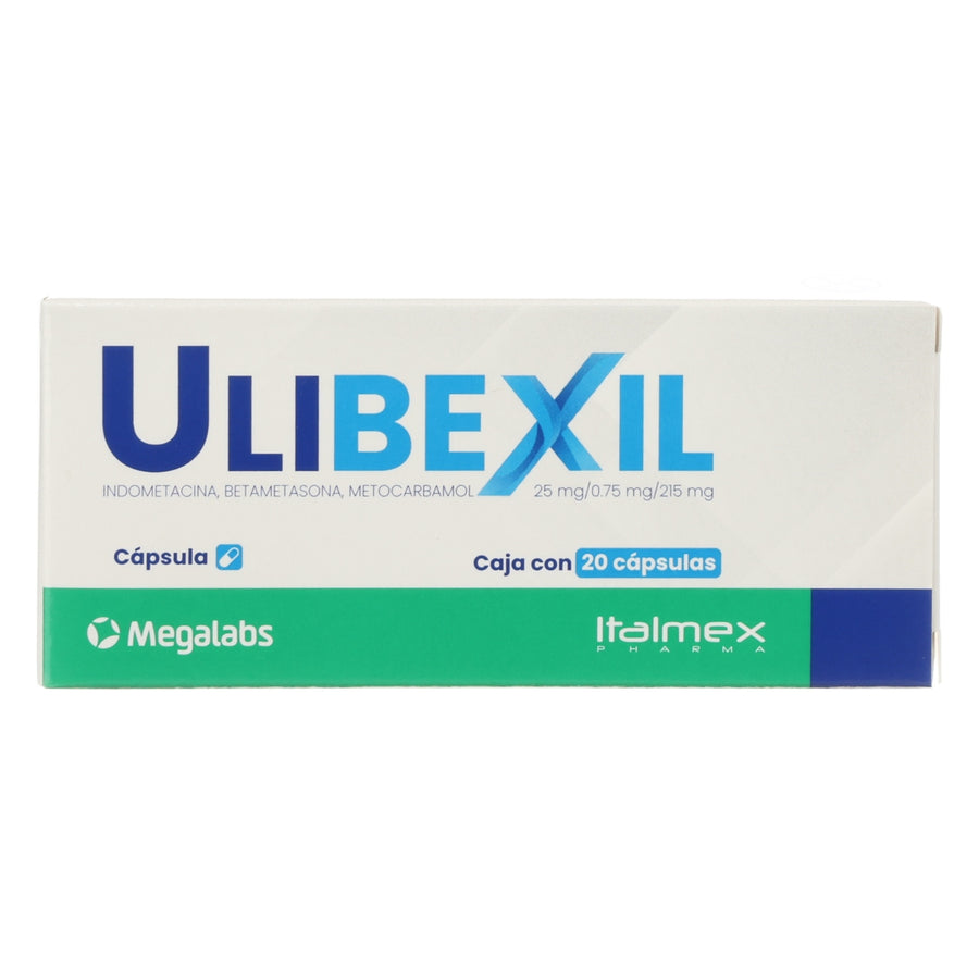 Ulibexil 25 / 0.75 / 215 Mg Con 25 Cap – Farmacia Herrera