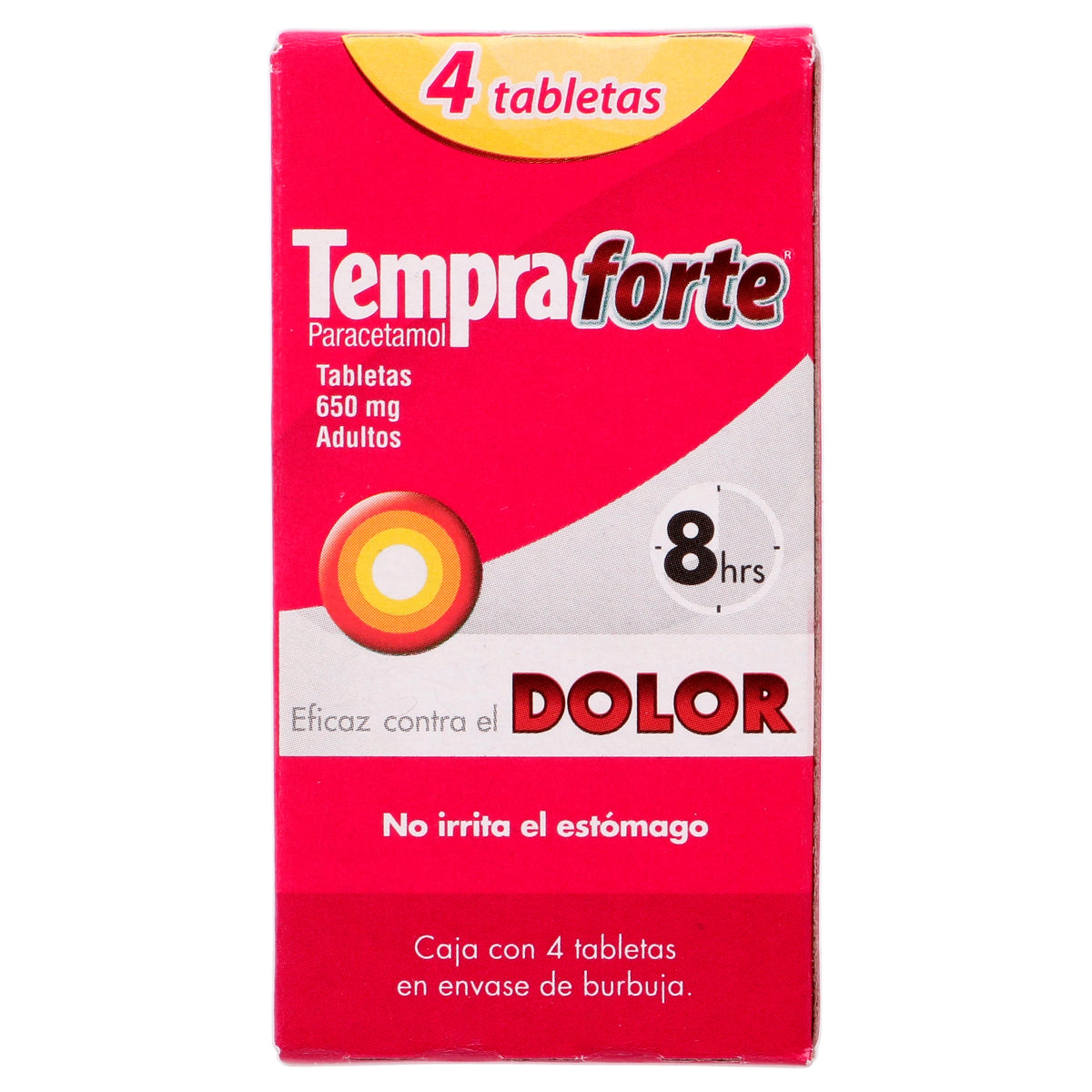 Tempra Forte 650 Mg Con 4 Tabletas – Farmacia Herrera