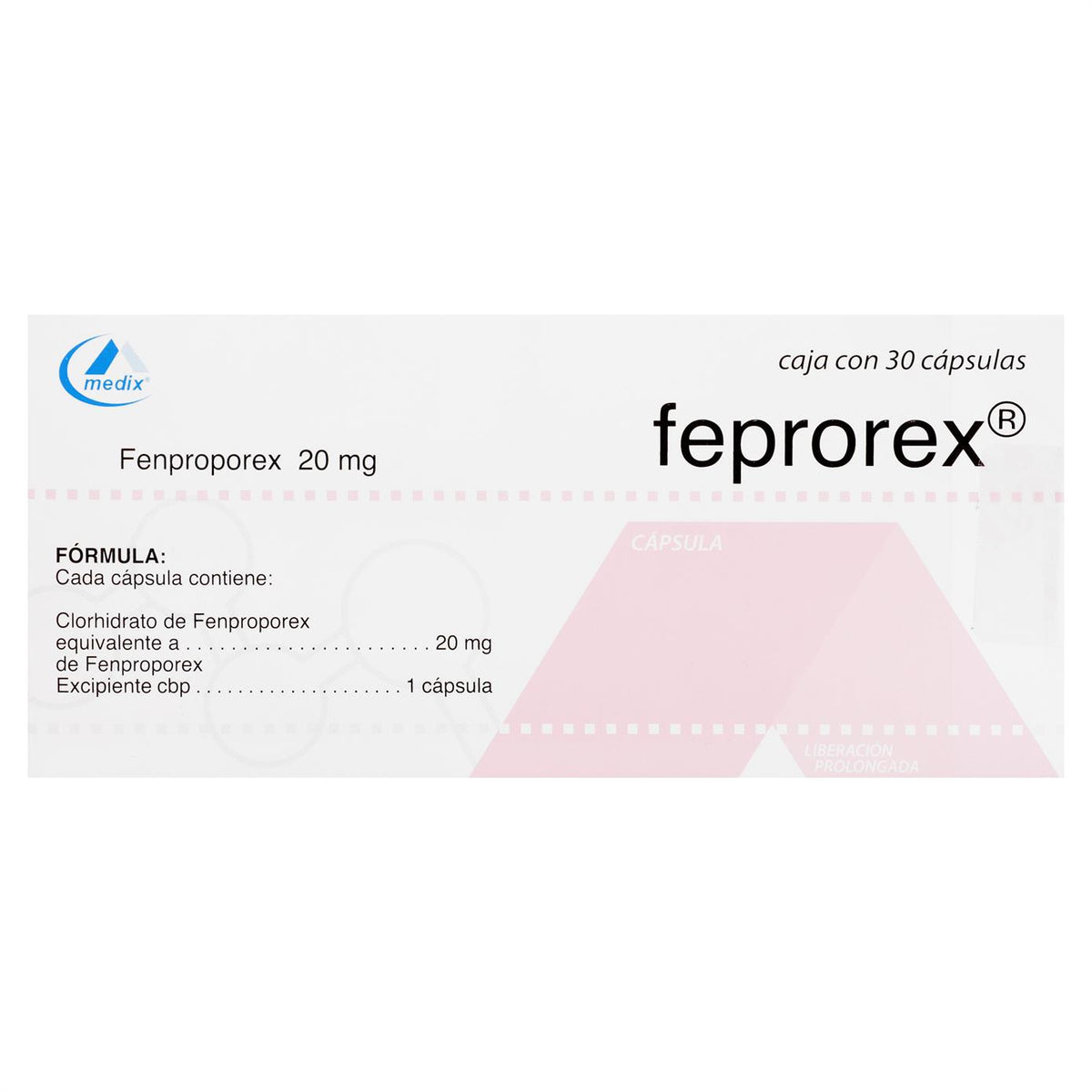 Feprorex Con 30 Capsulas – Farmacia Herrera