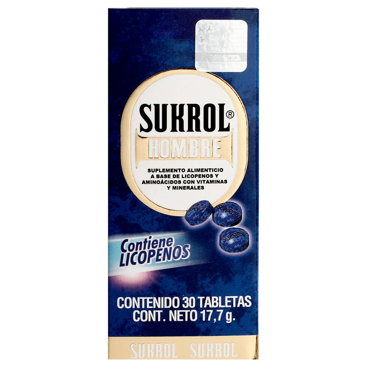 Sukrol Hombre Con 30 Tabletas – Farmacia Herrera