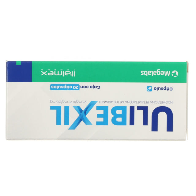 Ulibexil 25 / 0.75 / 215 Mg Con 25 Cap – Farmacia Herrera