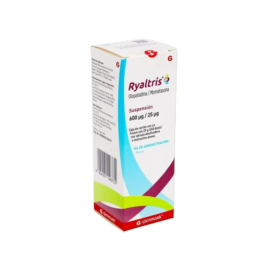 Ryaltris 600/25Mcg Suspension 240 Dosis – Farmacia Herrera