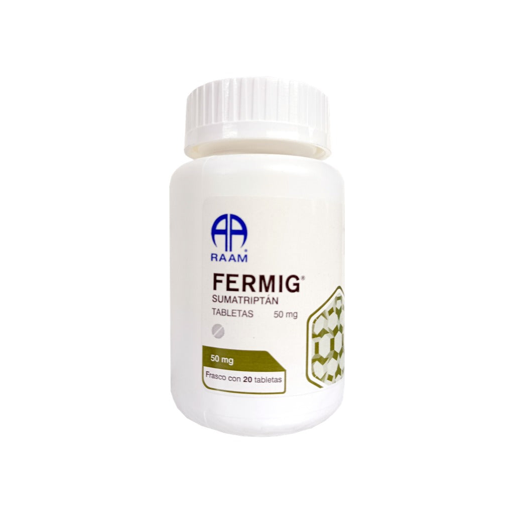 Sumatriptan Fermig 50 Mg Con 20 Tabletas – Farmacia Herrera